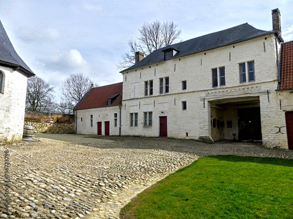 Waterloo, March 2024 - Visit to the Hougoumont farm, emblematic site of ...