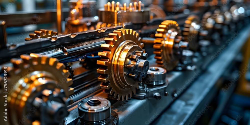 "Industrial Revolution: Cogs, Machines, Steel, and Innovation". Concept ...