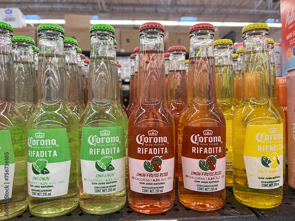 Bebida Corona rifadita Lima limón, Limón frutos rojos y Mango Piña ...