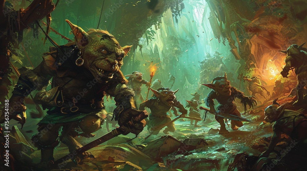 Goblins raid villages in search of treasure their cunning minds always ...