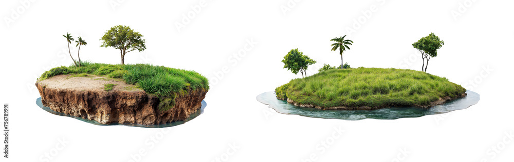 set collection of tropical earth geology diorama model miniature or ...