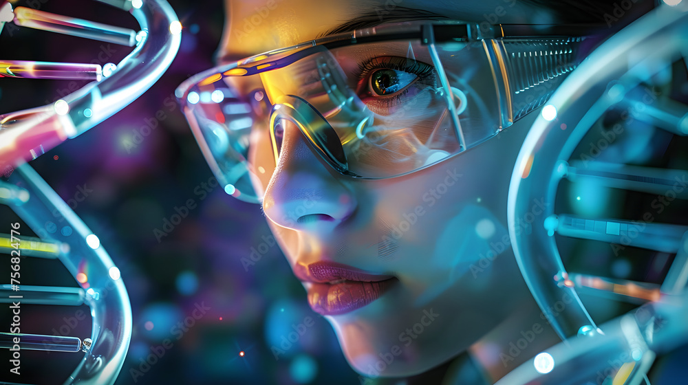 experiment science dynamic background illustration discovery innovation ...