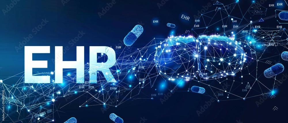 banner with the acronym EHR is intricately shaped by a combination of ...