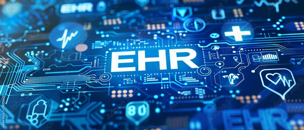 banner with the acronym EHR is intricately shaped by a combination of ...