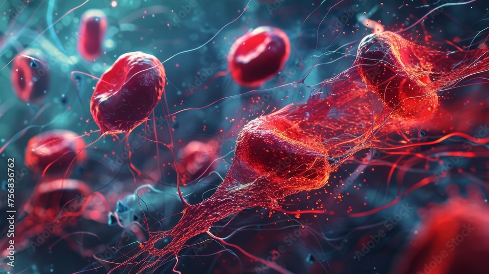 Step-by-step illustration of the blood clotting process, emphasizing ...