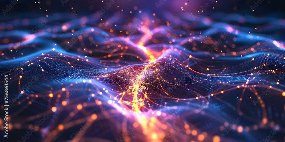 Advancements in Technology: Visualizing a Quantum Computing Grid with ...