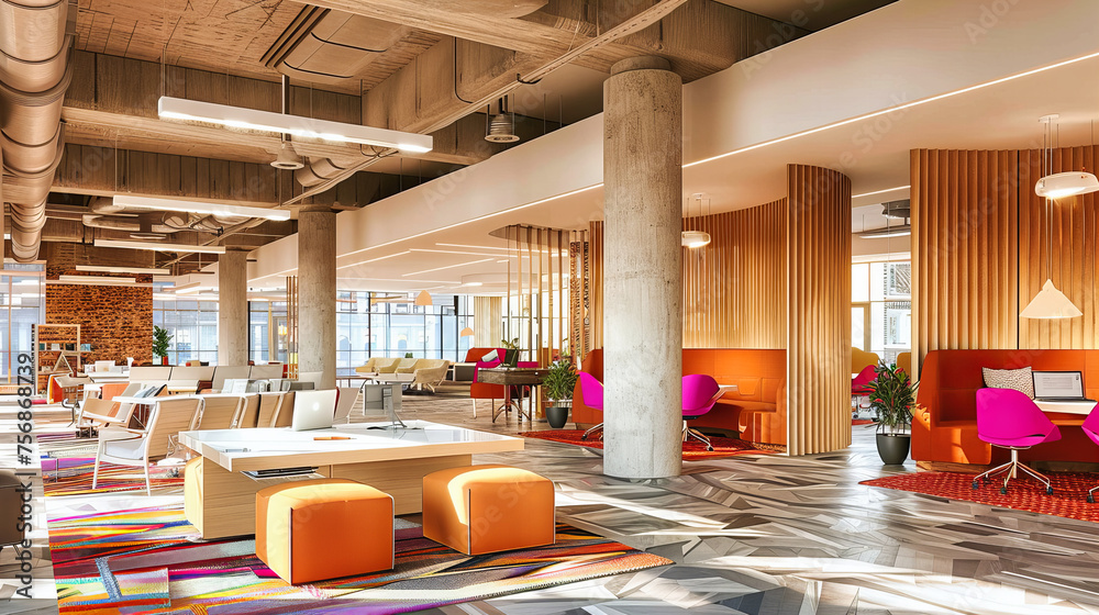 Modern Office Space in a Historic Building, Combining Contemporary ...