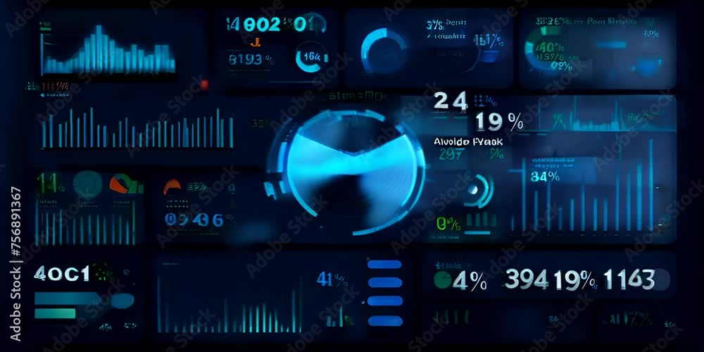 presentation infographics dashboard elements kit ux ui statistics and ...