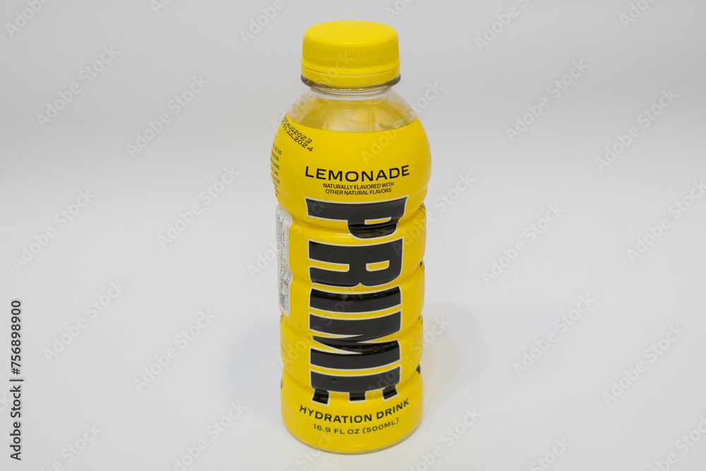 Prime Hydration Drink, Lemonade flavored on March 13th, 2024 in Doha ...
