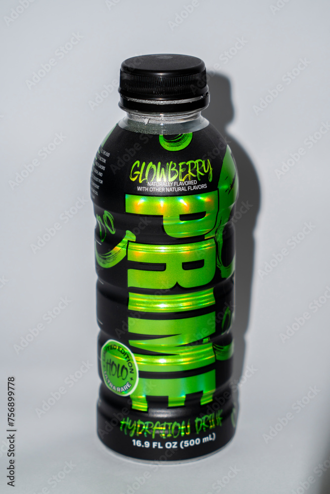 Prime Hydration Drink Ultra Rare Bottle, Glowberry flavored on March ...