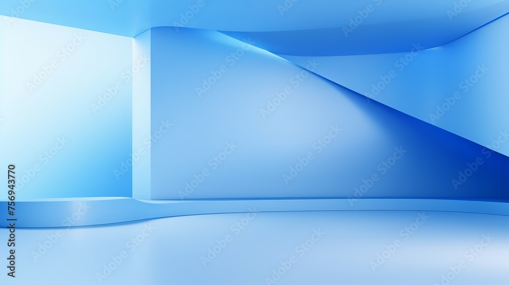 Abstract blue studio background designed for product presentation ...