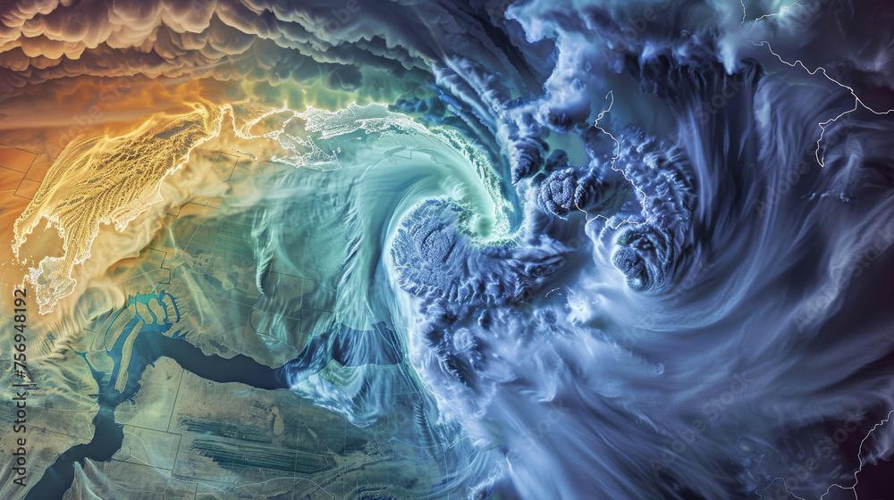 weather radar showing severe storms with ahook echo and an outflow ...