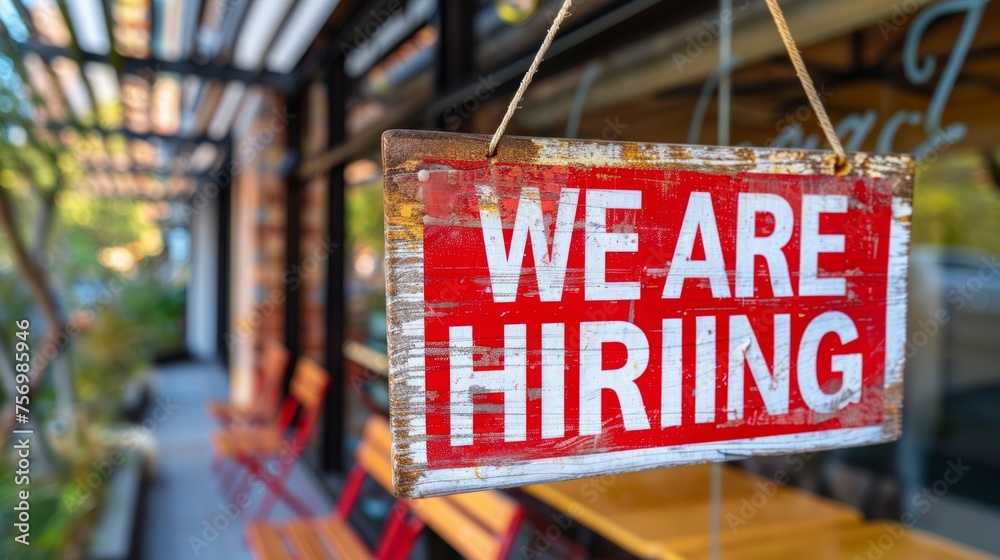 We are hiring sign. Job interview or recruitment, Job vacancy, Open ...
