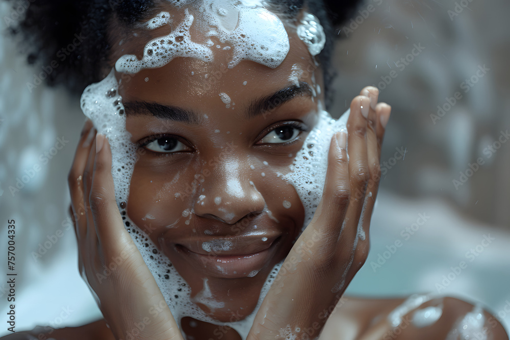 commercial beauty photography, portrait photography, a gorgeous black ...