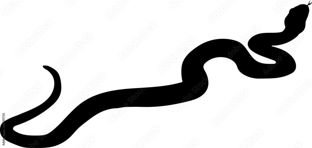 Snake Silhouette SVG Tree Snake Green Snake Chinese horoscope vector ...