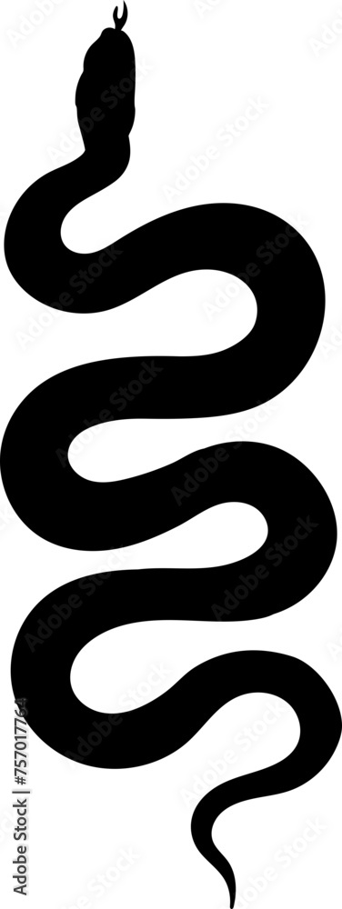 Snake Silhouette SVG Tree Snake Green Snake Chinese horoscope vector ...