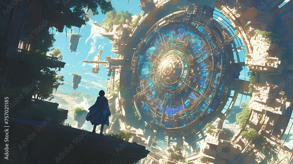 Boundary end of the world, collapse and combination, dimensionality ...