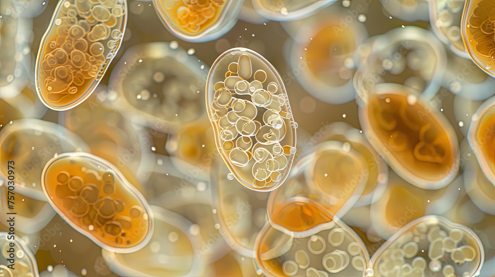 A microscopic vision of Saccharomyces cerevisiae during budding ...