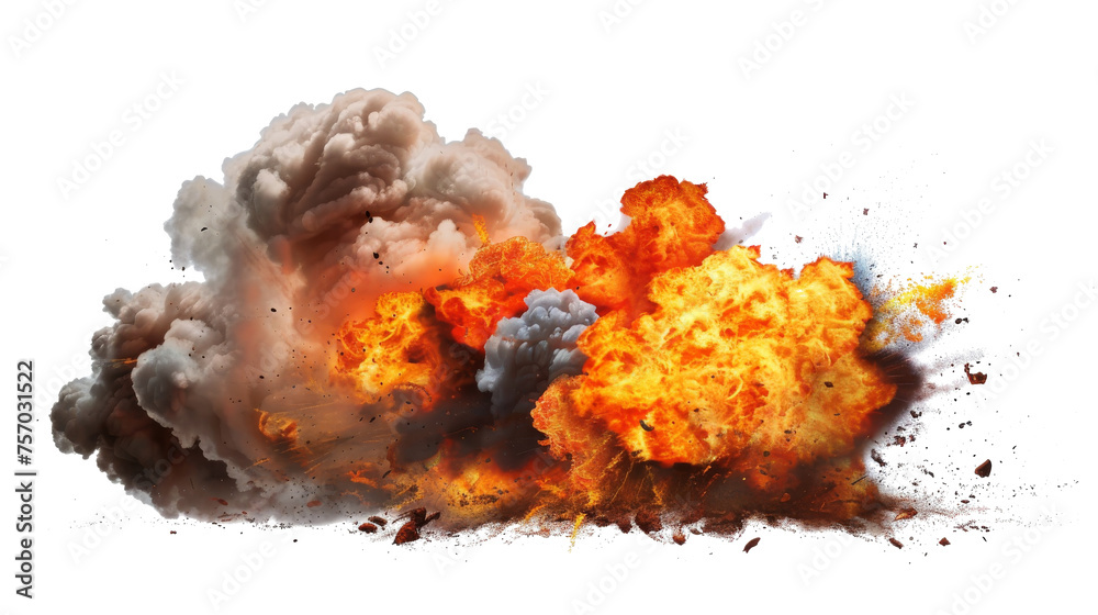 Gas Pipeline Explosion: A massive explosion from a ruptured gas ...