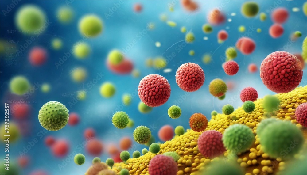 Visualization of Hay Fever and Pollen - Hay Fever Season - Spreading of ...