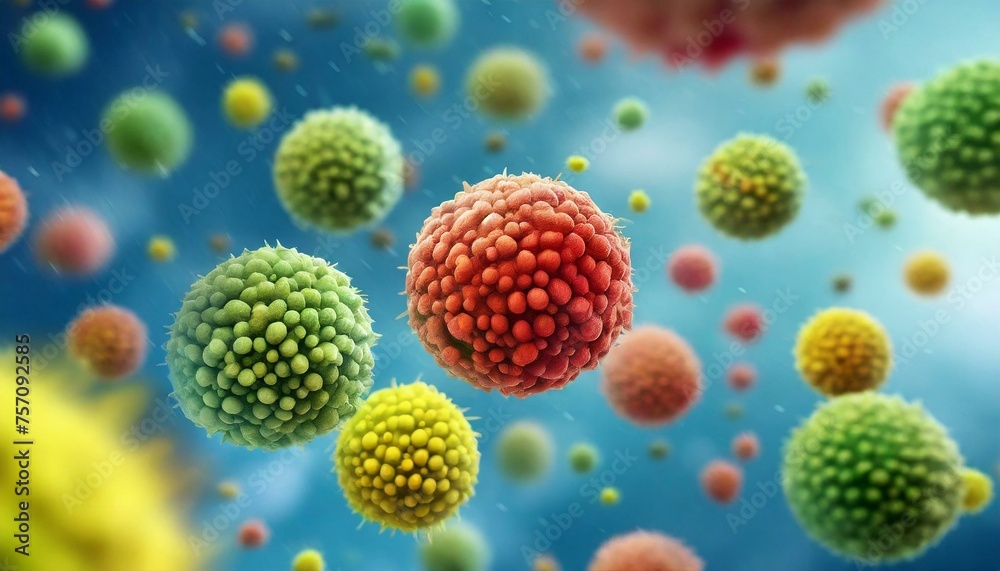 Visualization of Hay Fever and Pollen - Hay Fever Season - Spreading of ...