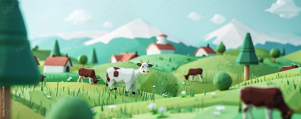Infographic animated video on the journey of sustainable dairy farming ...
