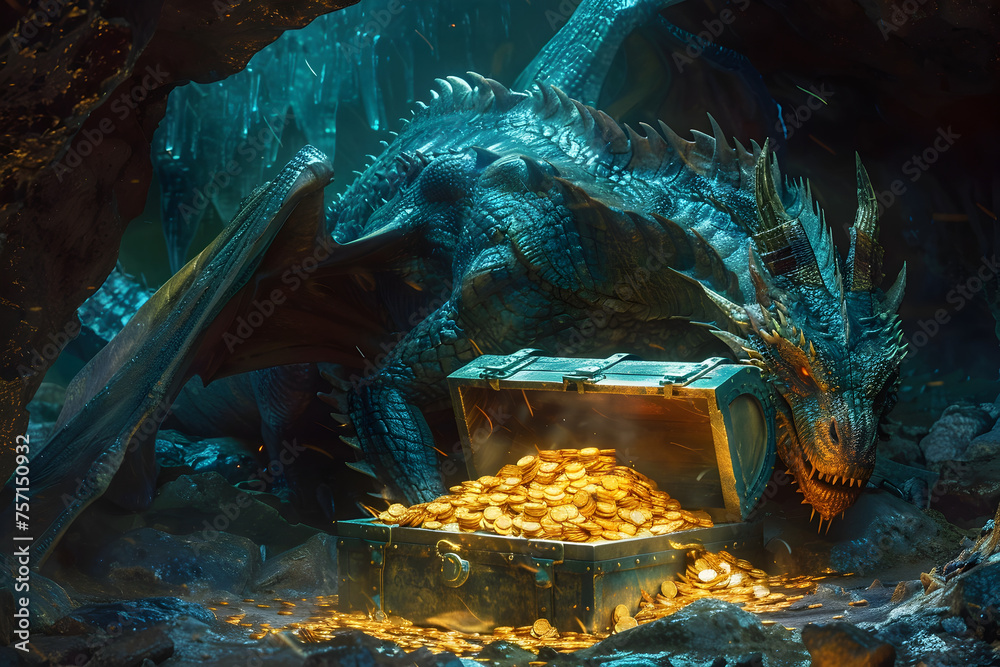 an illustration of detailed and moody depiction of a fearsome dragon ... an illustration of detailed and moody depiction of a fearsome dragon ...