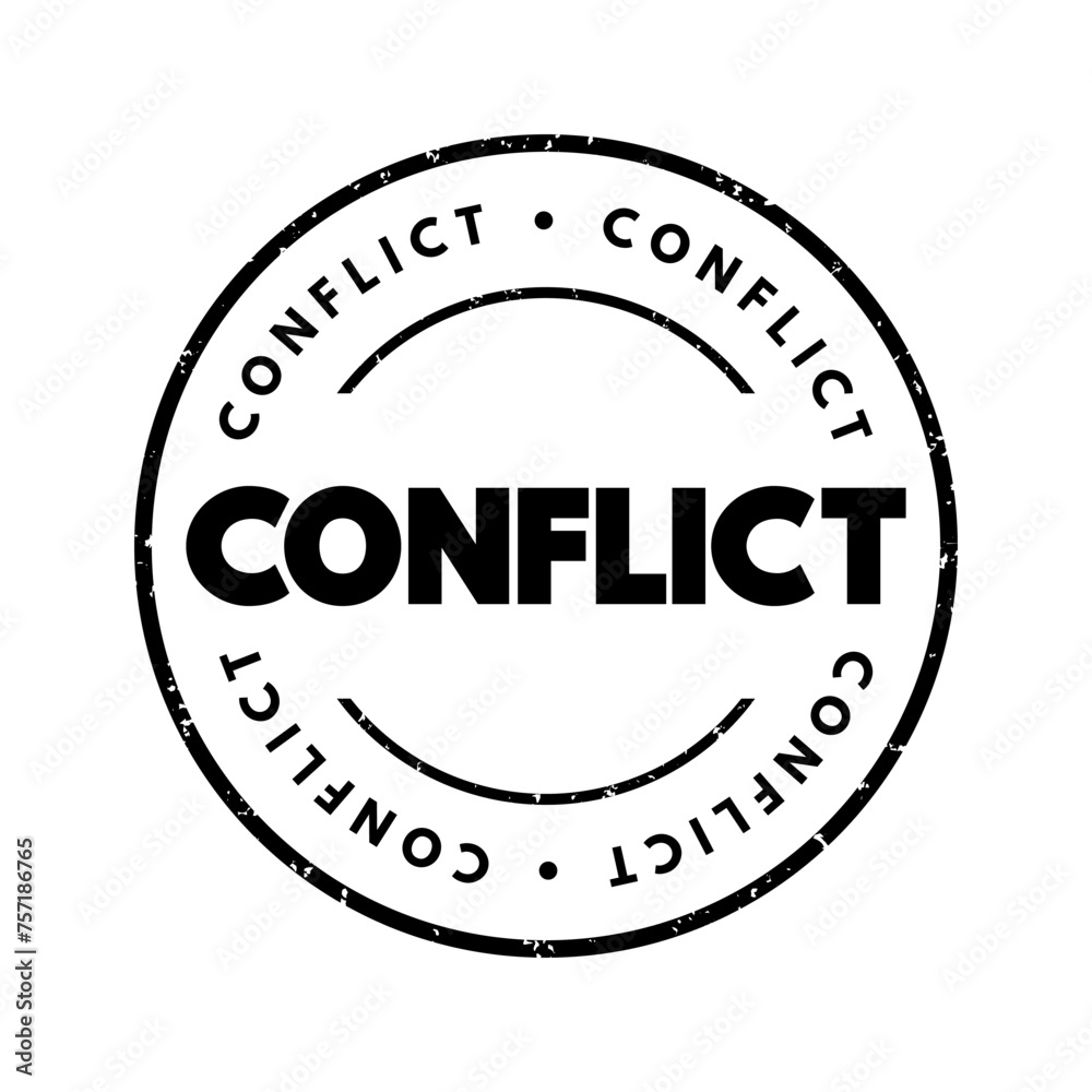 Conflict - struggle and a clash of interest, opinion, or even ...