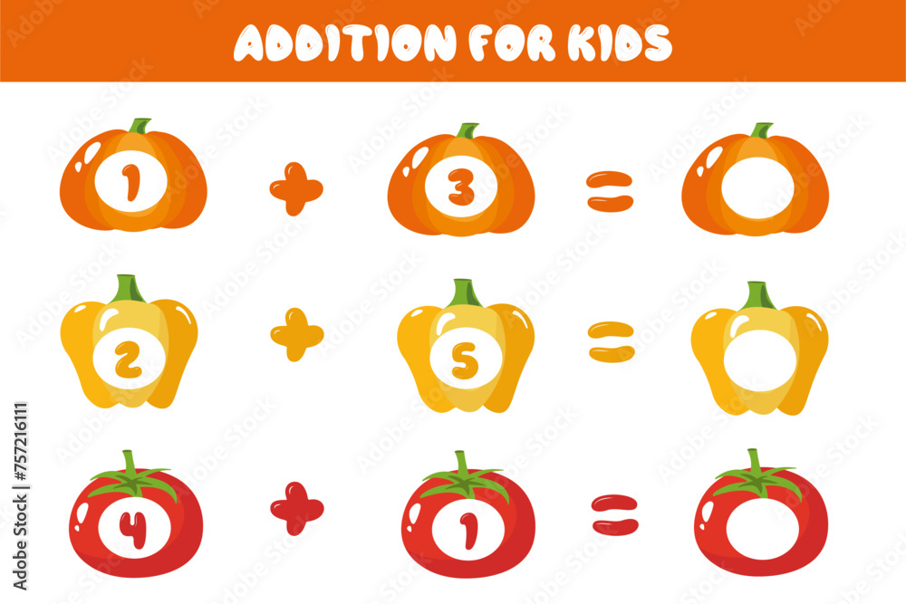 Mathematical educational game for children. Complete the series and ...