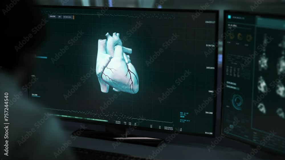 Futuristic scanner deals with the heart vessel diagnosis in the clinic ...