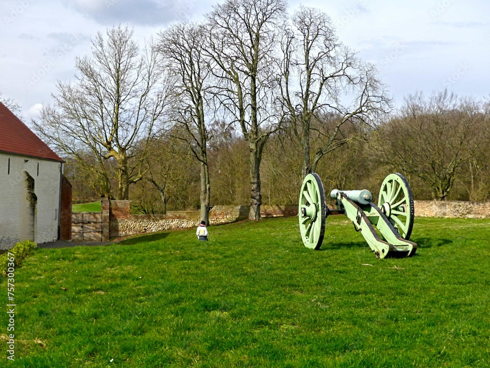 Waterloo, March 2024 - Visit to the Hougoumont farm, emblematic site of ...