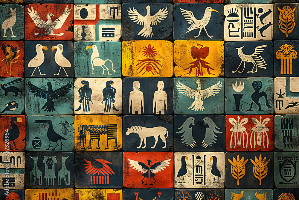 Collection of various heraldic shields in different colors and designs ...