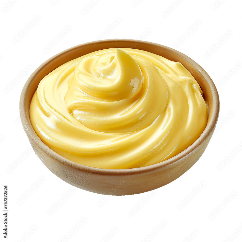 Custard, transparent background, isolated image, generative AI Stock ...