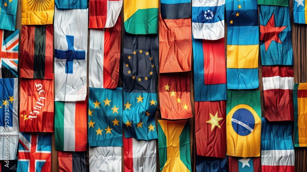 Collage Of Flags