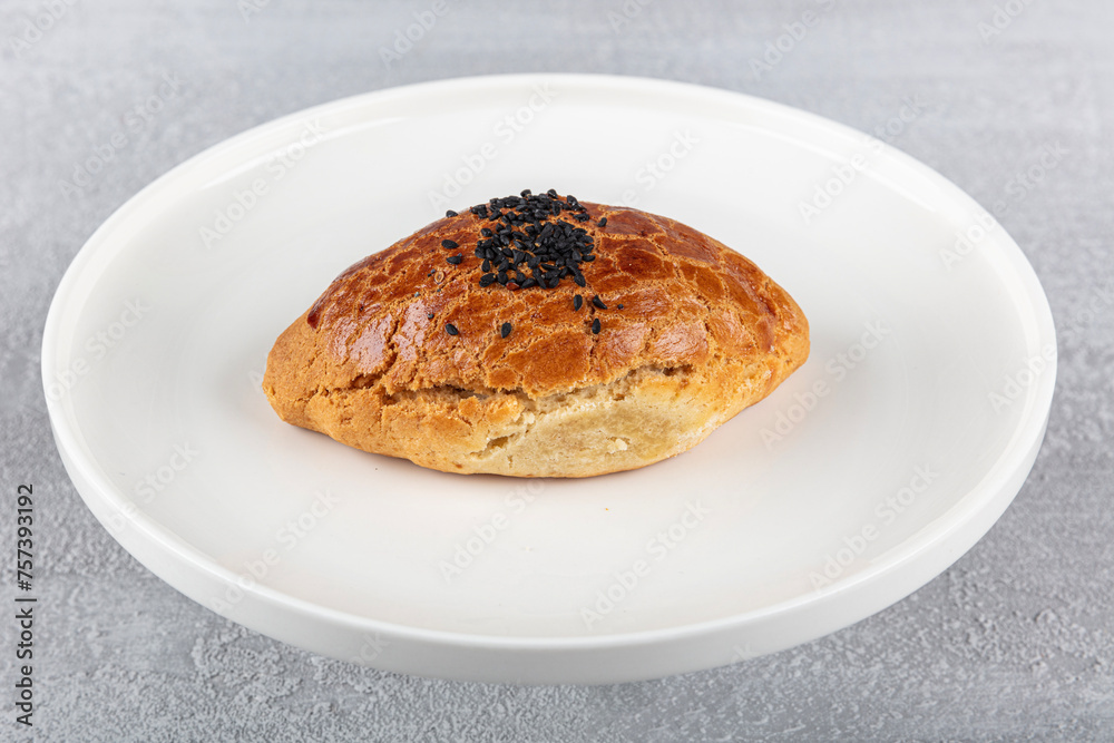 Traditional Turkish breakfast pastry, poca. Turkish pastry product ...