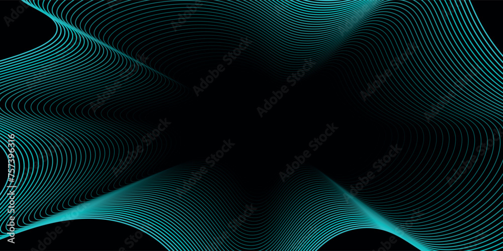 Desain latar belakang premium dengan pola garis biru gelap diagonal ...