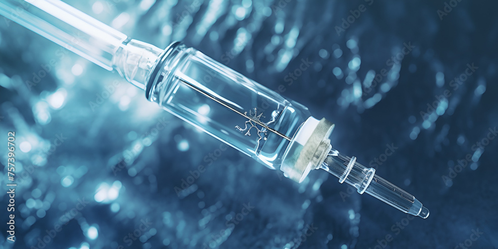 Syringe with bent and broken needle and medicinal, A Sample And Syringe ...