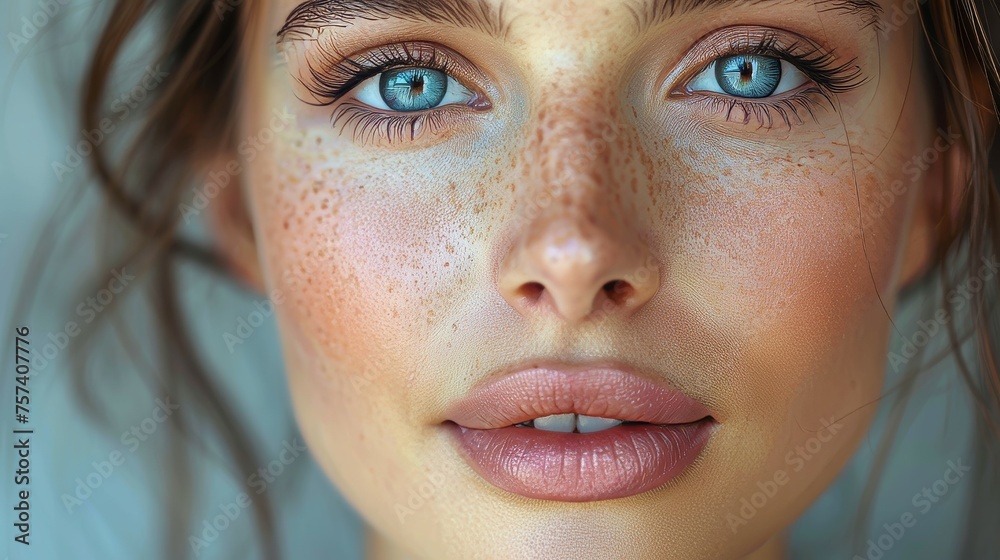 A dermatologist treating a female patient with allergic rash ...