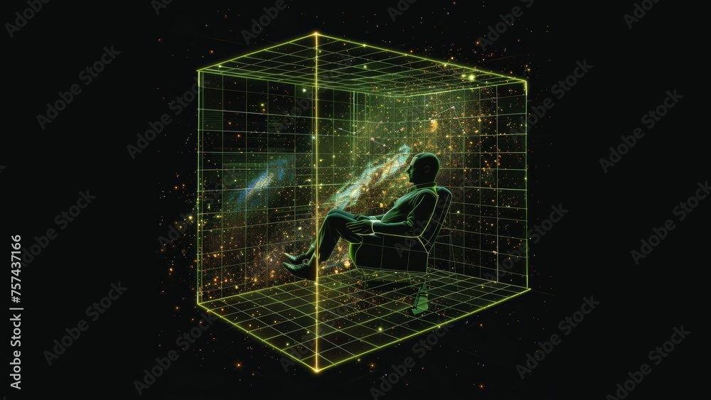 an educational diagram of a person sitting in a chair visualizing or ...