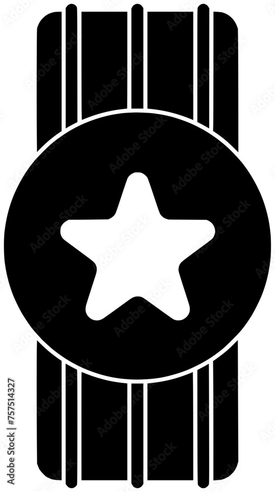 star illustration winner silhouette award logo badge icon emblem ...