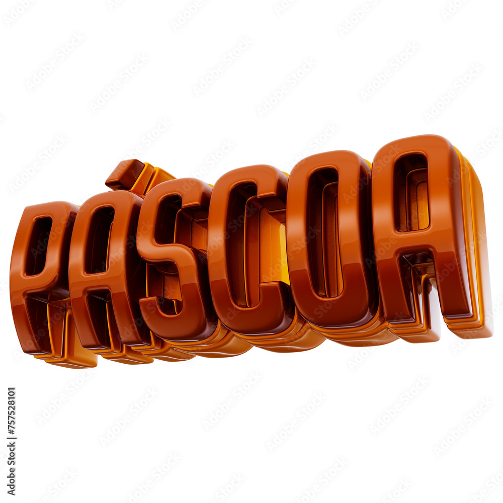 Selo 3d de Páscoa - Logo 3D páscoa - campanha de páscoa - promoções de ...