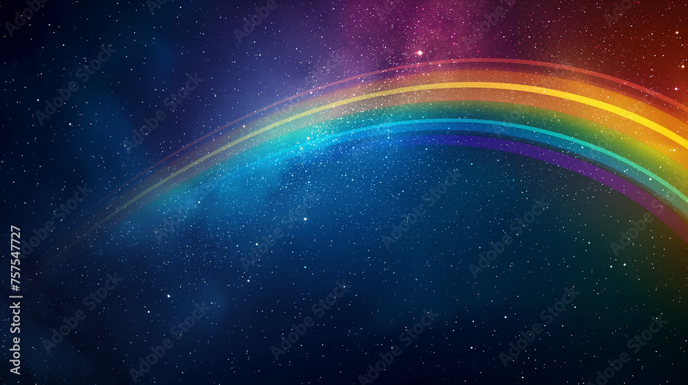 The covenant of the rainbow with Noah, extended as a spectrum of light ...