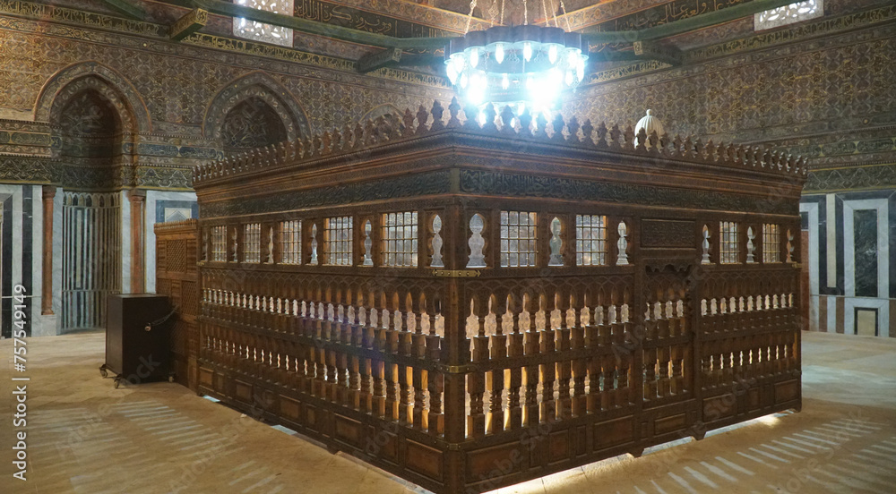 Mausoleum of Imam Al Shafi'i. Tomb (Grave) and Mosque of Imam Shafi in ...