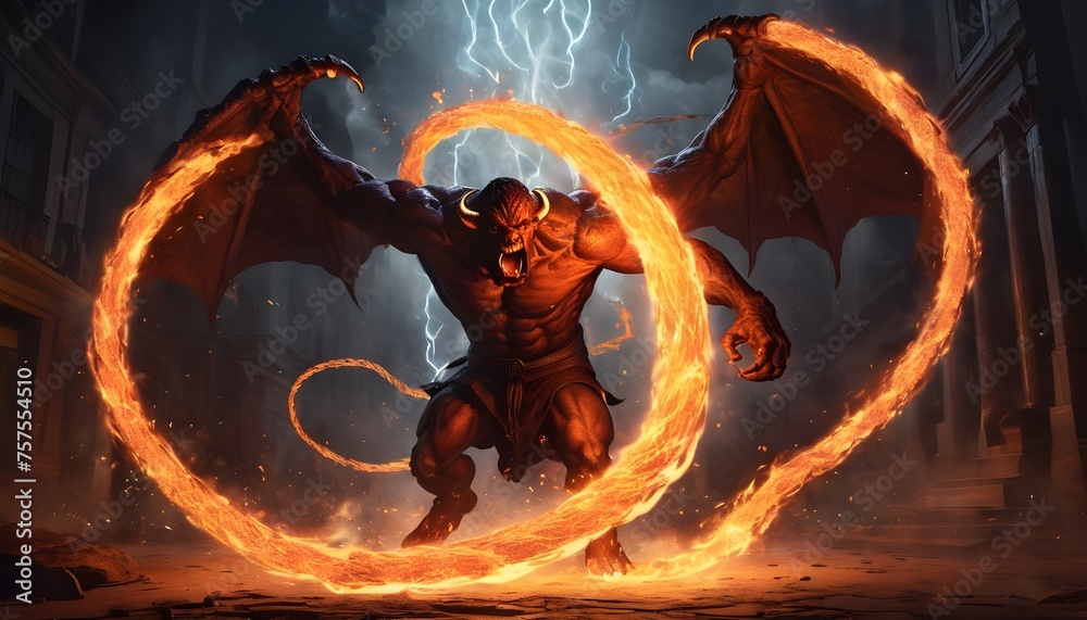 Unleashing Hellfire: The Ferocious Demon of Flames - An Epic Tale of ...