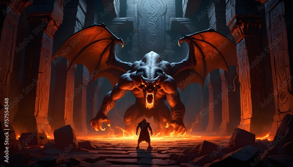 Unleashing Hellfire: The Ferocious Demon of Flames - An Epic Tale of ...