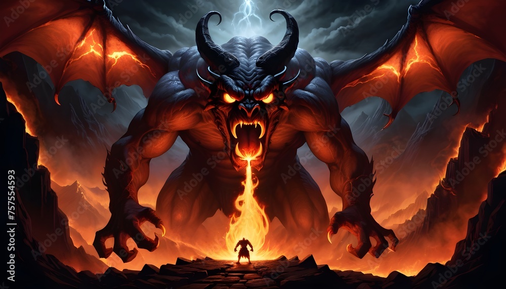 Unleashing Hellfire: The Ferocious Demon of Flames - An Epic Tale of ...