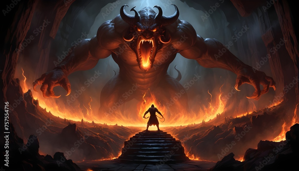 Unleashing Hellfire: The Ferocious Demon of Flames - An Epic Tale of ...