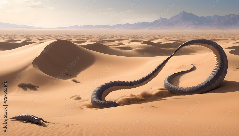 Giant Earthworm in the Desert: Marveling at the Enormous Size and ...