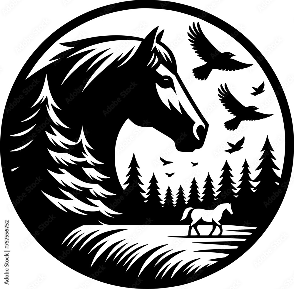 horse silhouette ,Horse SVG, Horseshoe SVG , Horse Head Svg ,Horse ...