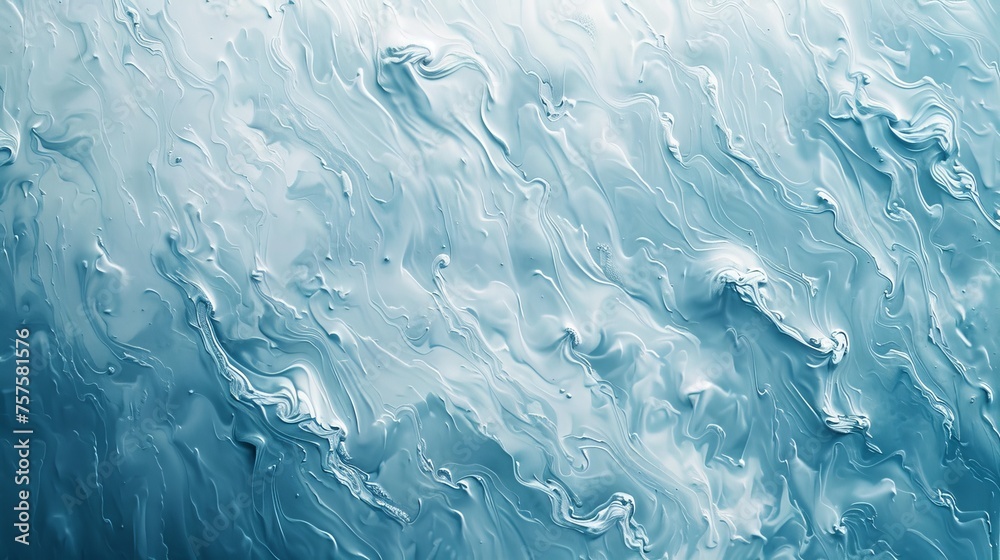 Luminous pearl white and ocean blue textured background, evoking purity ...